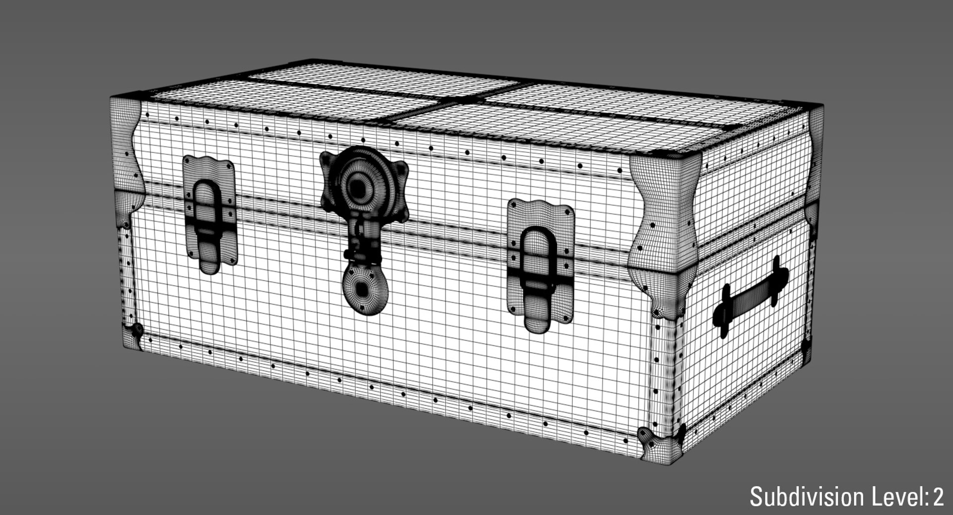Vintage Trunk 3D Model - TurboSquid 1269064
