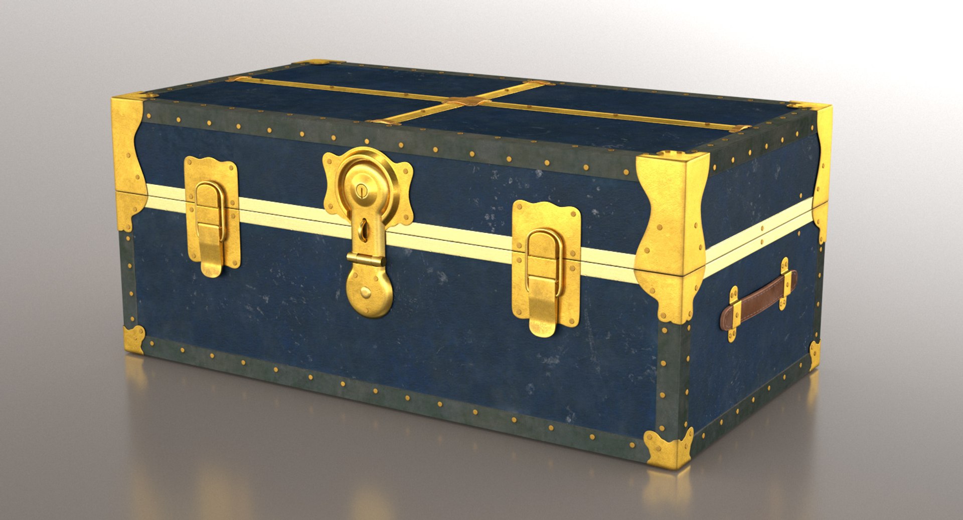Vintage trunk 3D model - TurboSquid 1269064