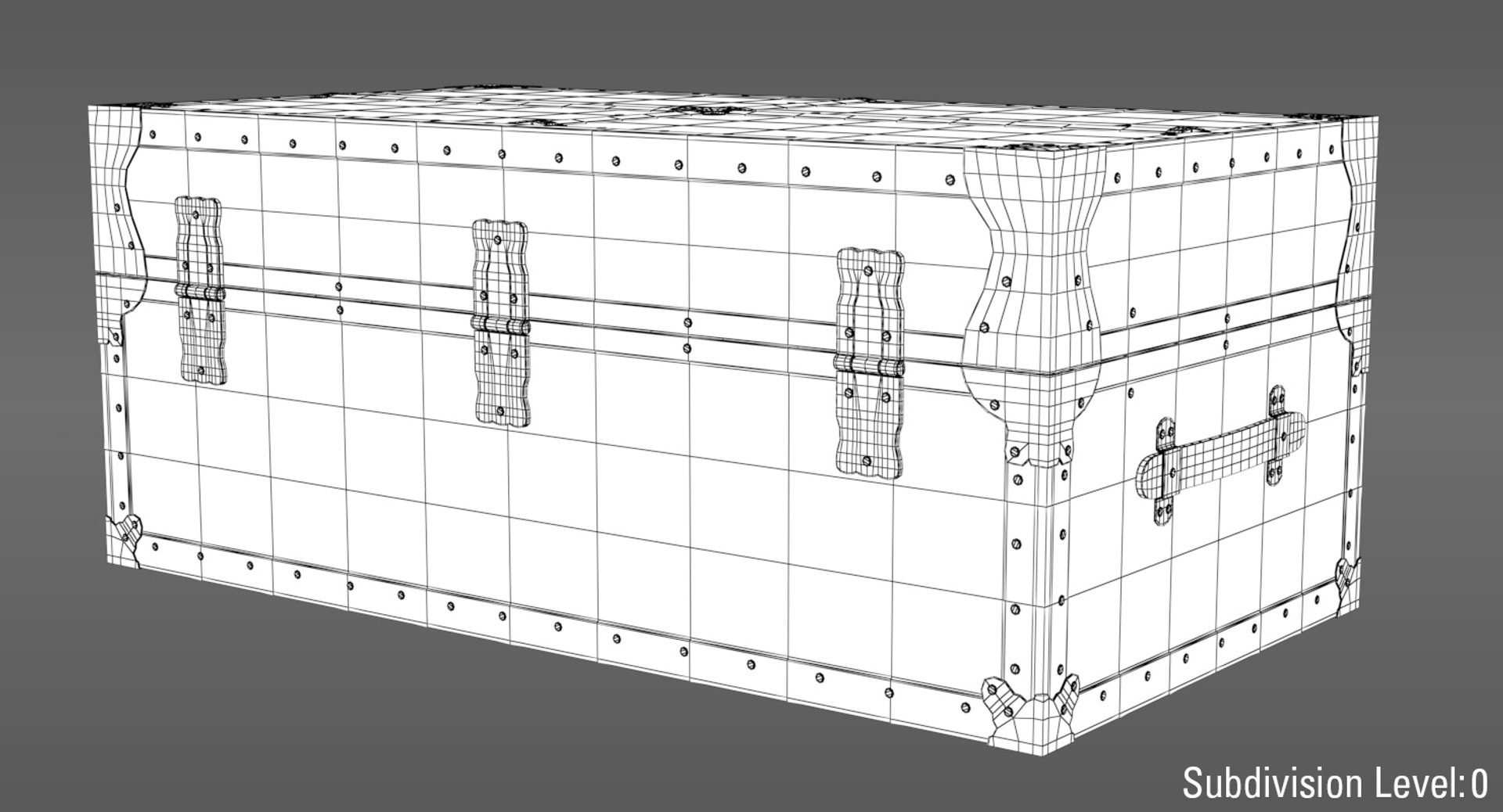 Vintage Trunk 3D Model - TurboSquid 1269064