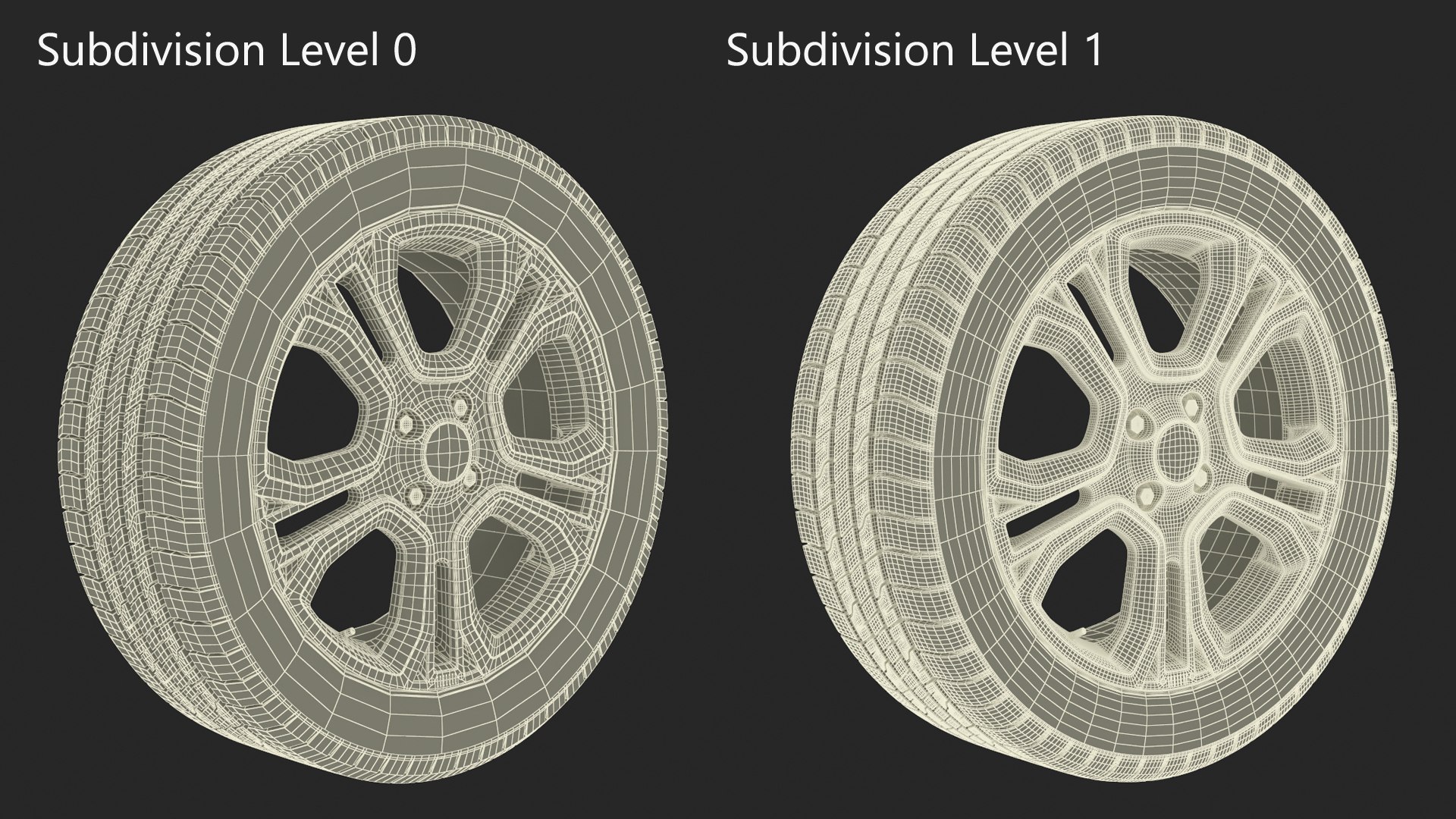Crossover Wheel 3D Model - TurboSquid 2282355