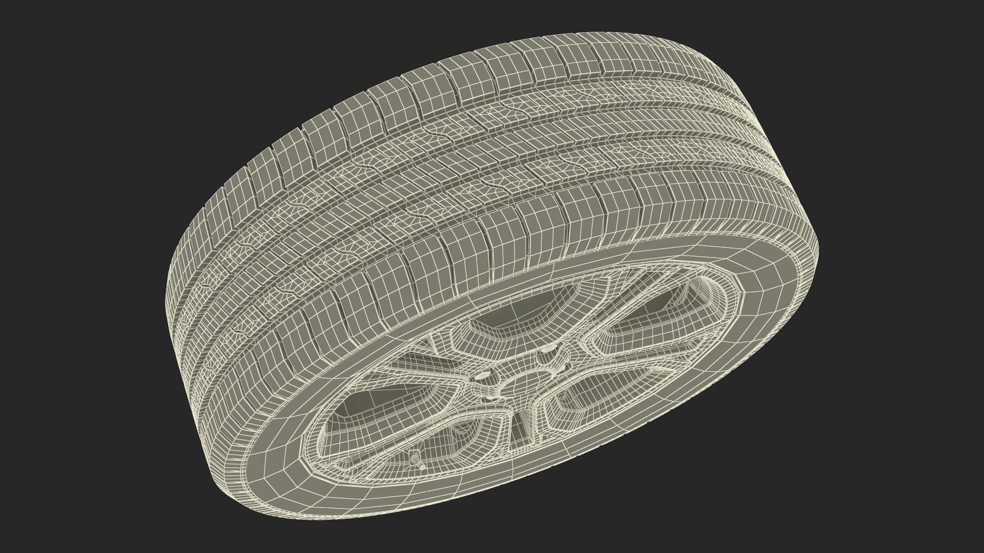 Crossover Wheel 3D Model - TurboSquid 2282355