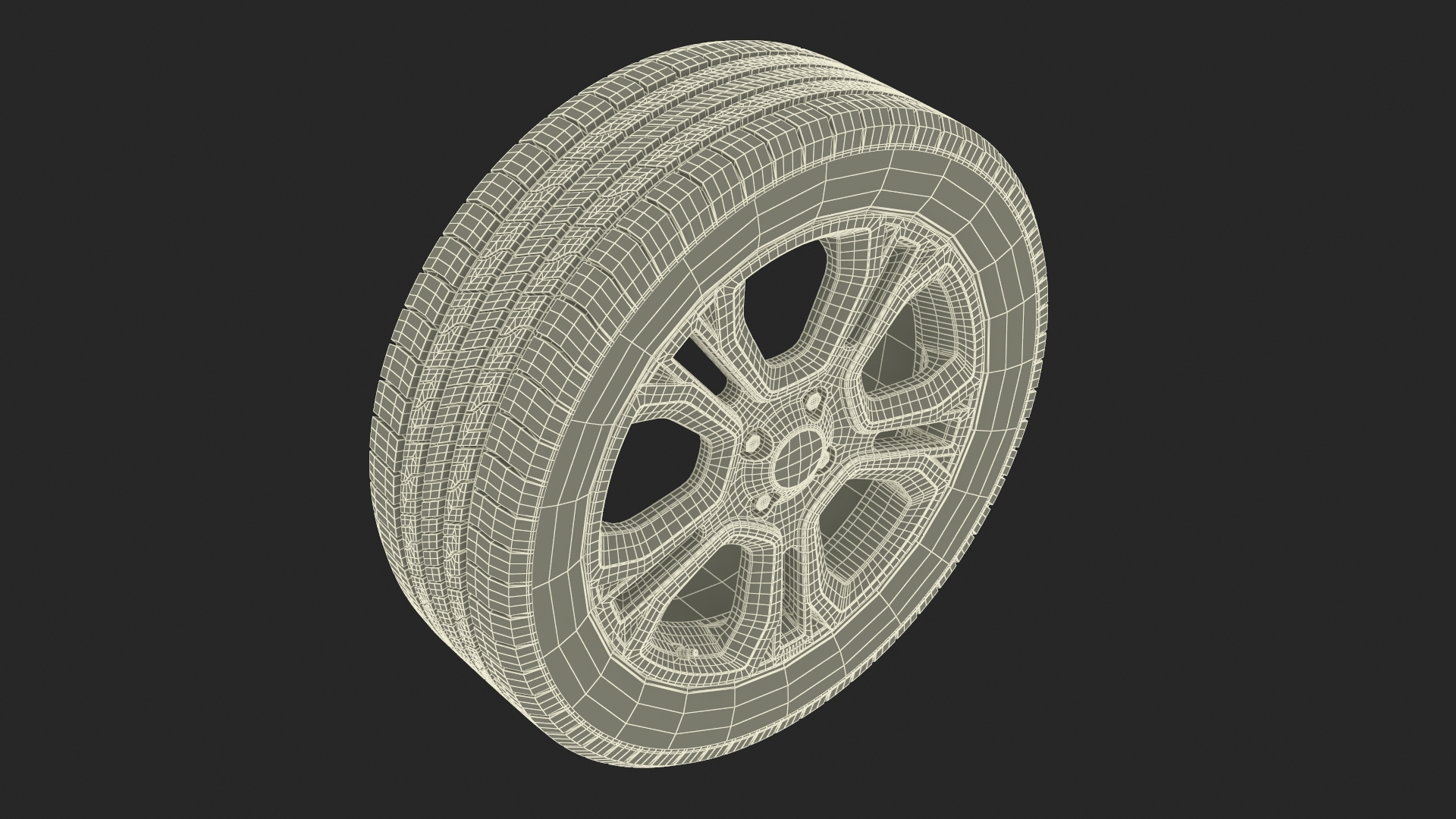 Crossover Wheel 3D Model - TurboSquid 2282355