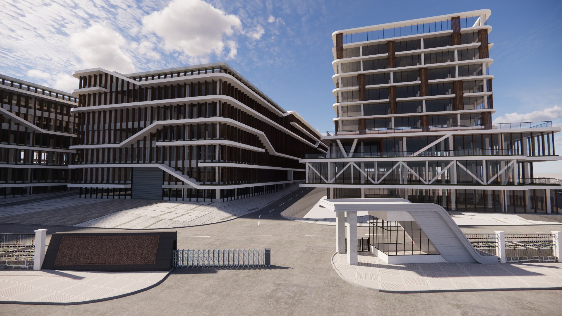 Modern City Block -A12 3D - TurboSquid 2379771