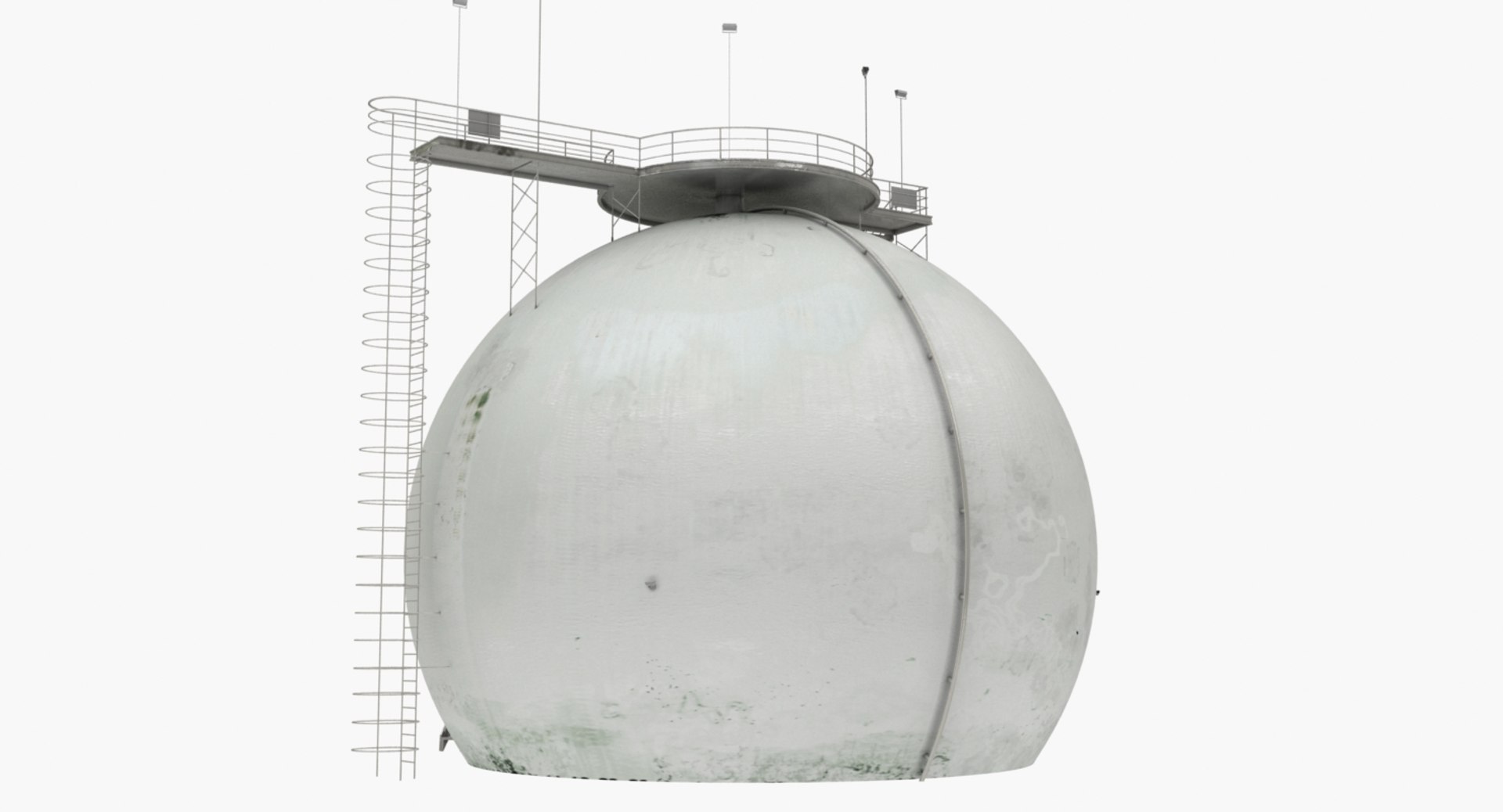3D Realistic Storage Tank Model - TurboSquid 1400555