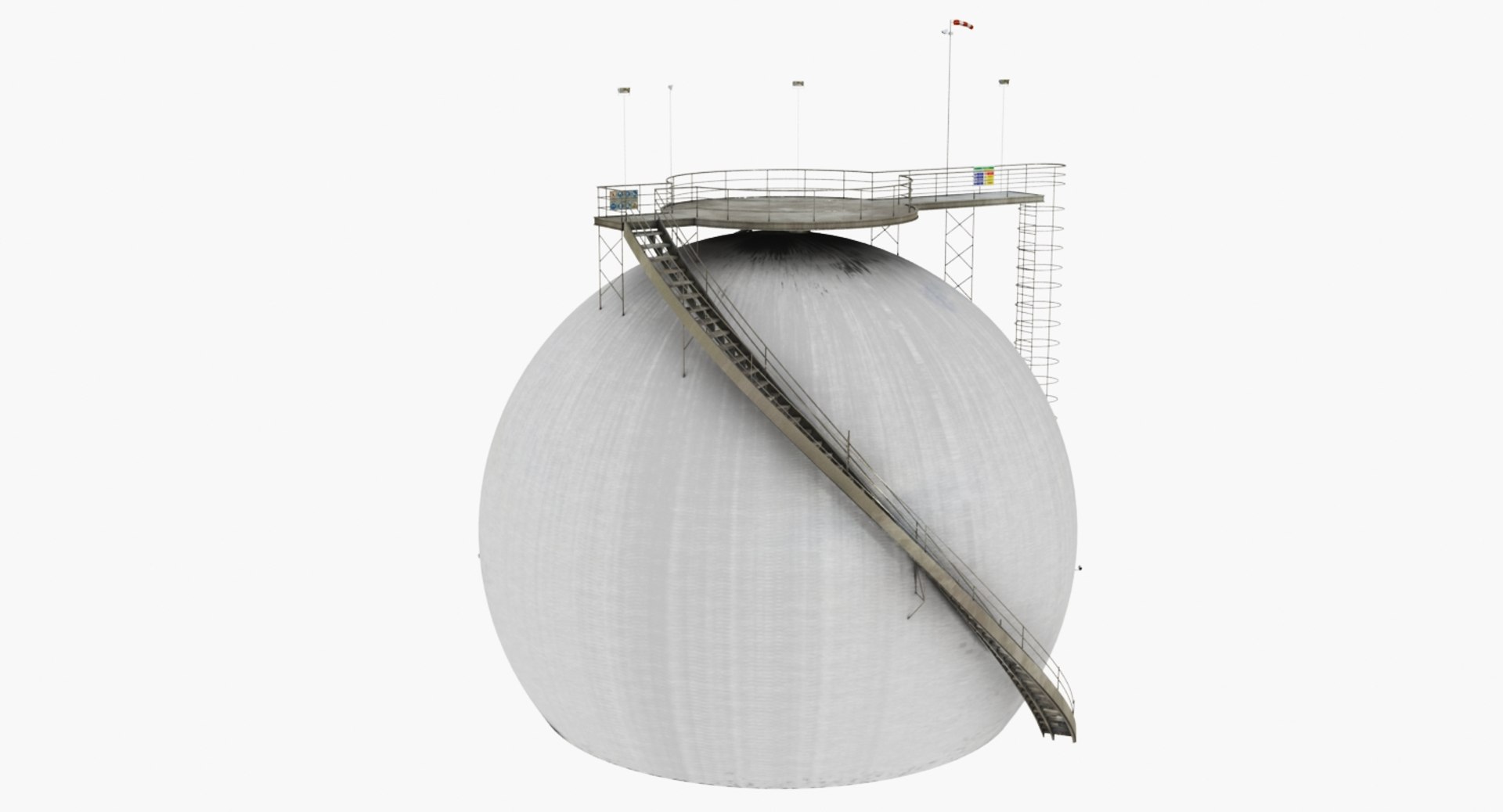 3D Realistic Storage Tank Model - TurboSquid 1400555