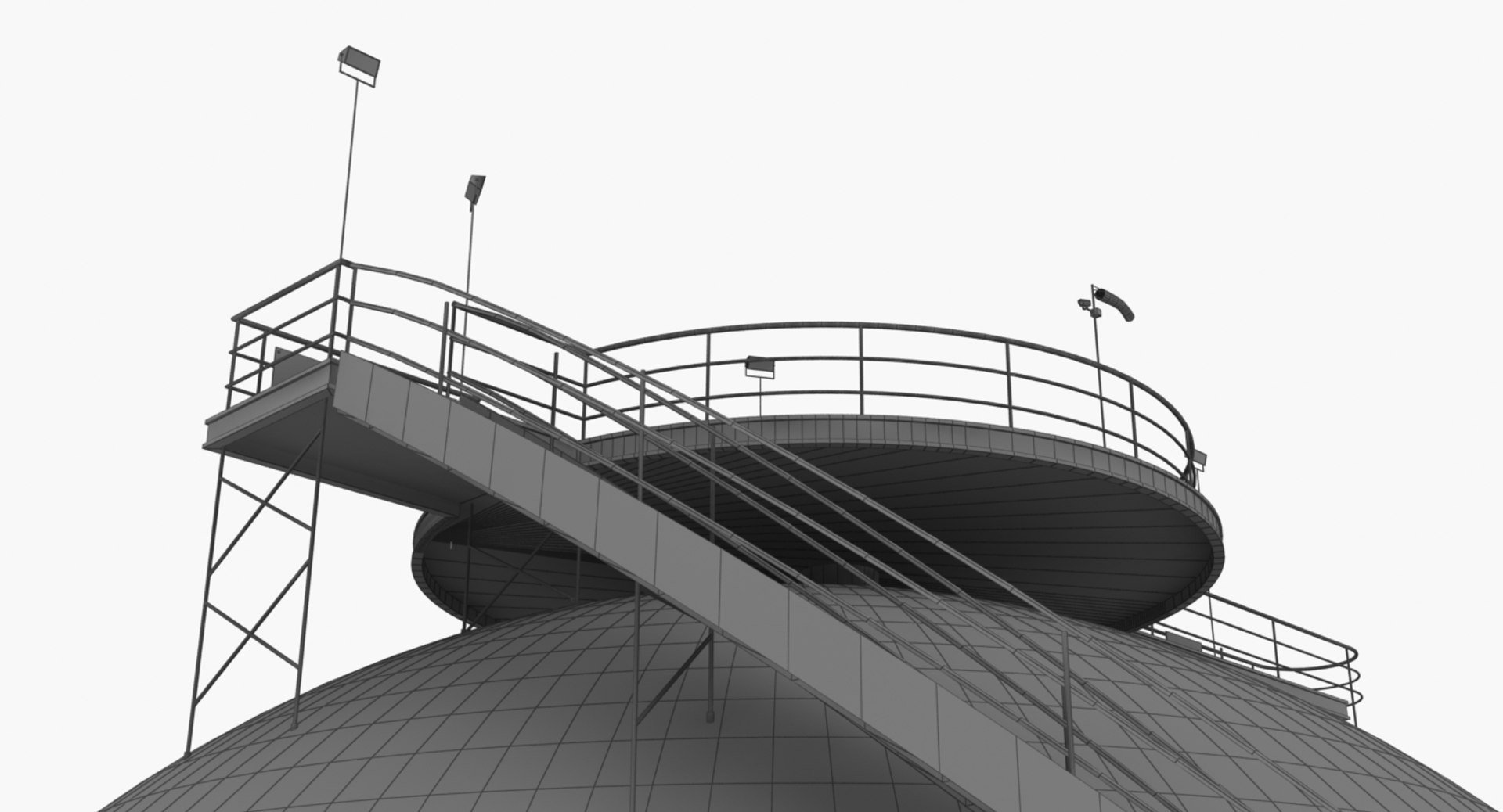 3D Realistic Storage Tank Model - TurboSquid 1400555