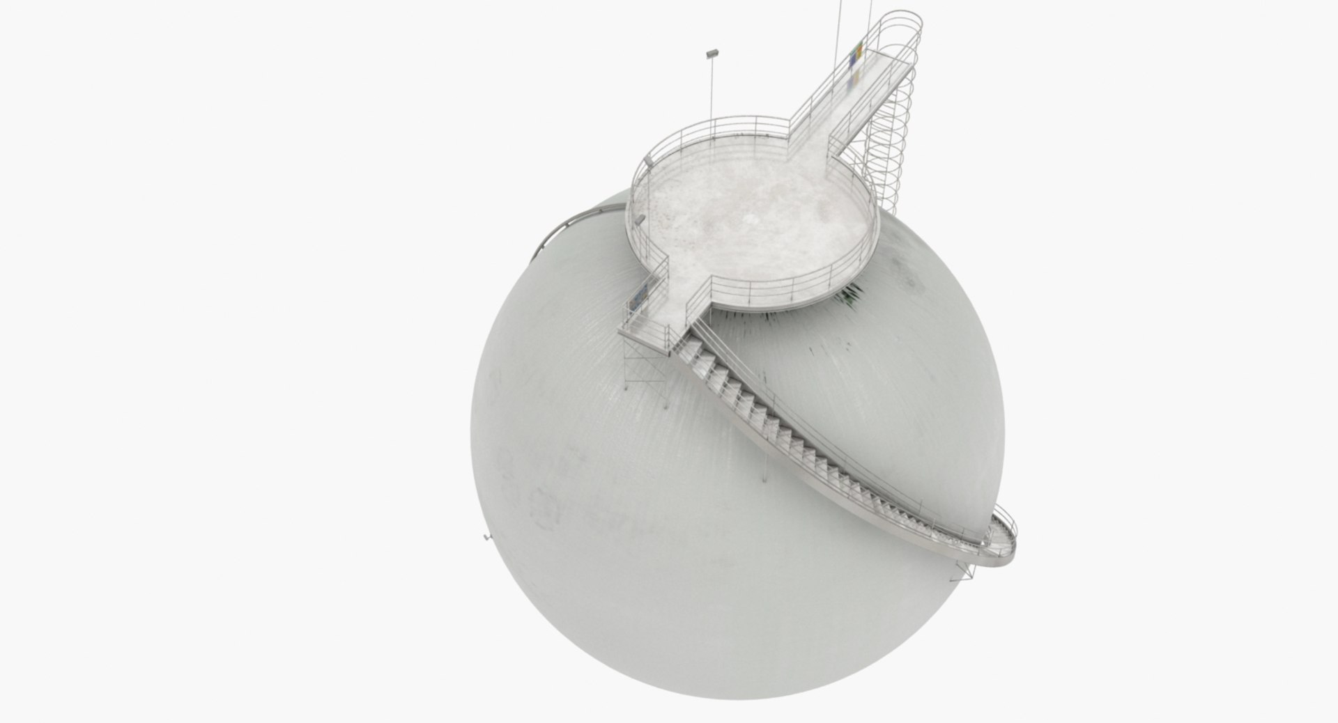 3D Realistic Storage Tank Model - TurboSquid 1400555