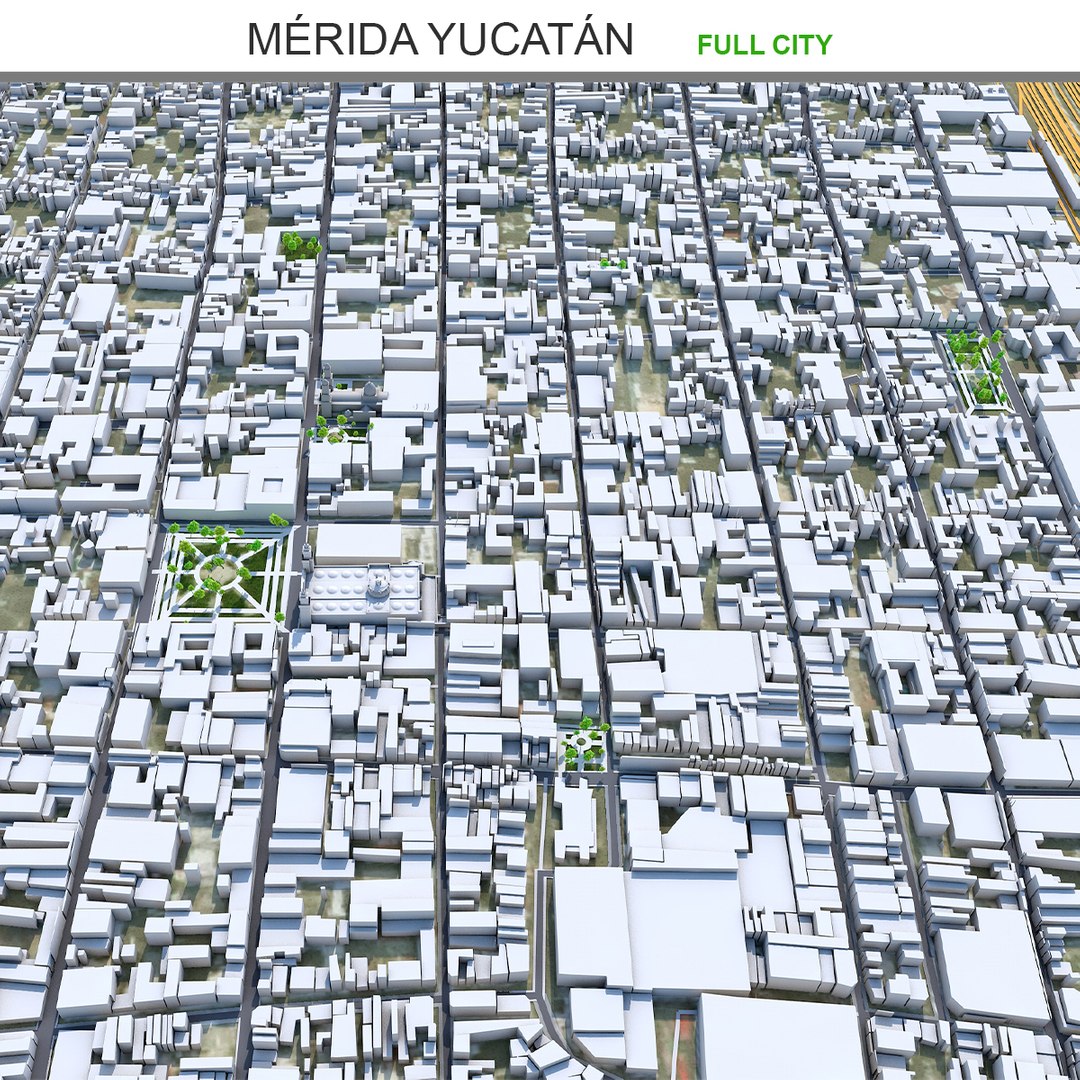 Merida Yucatan 3D Model - TurboSquid 2042513