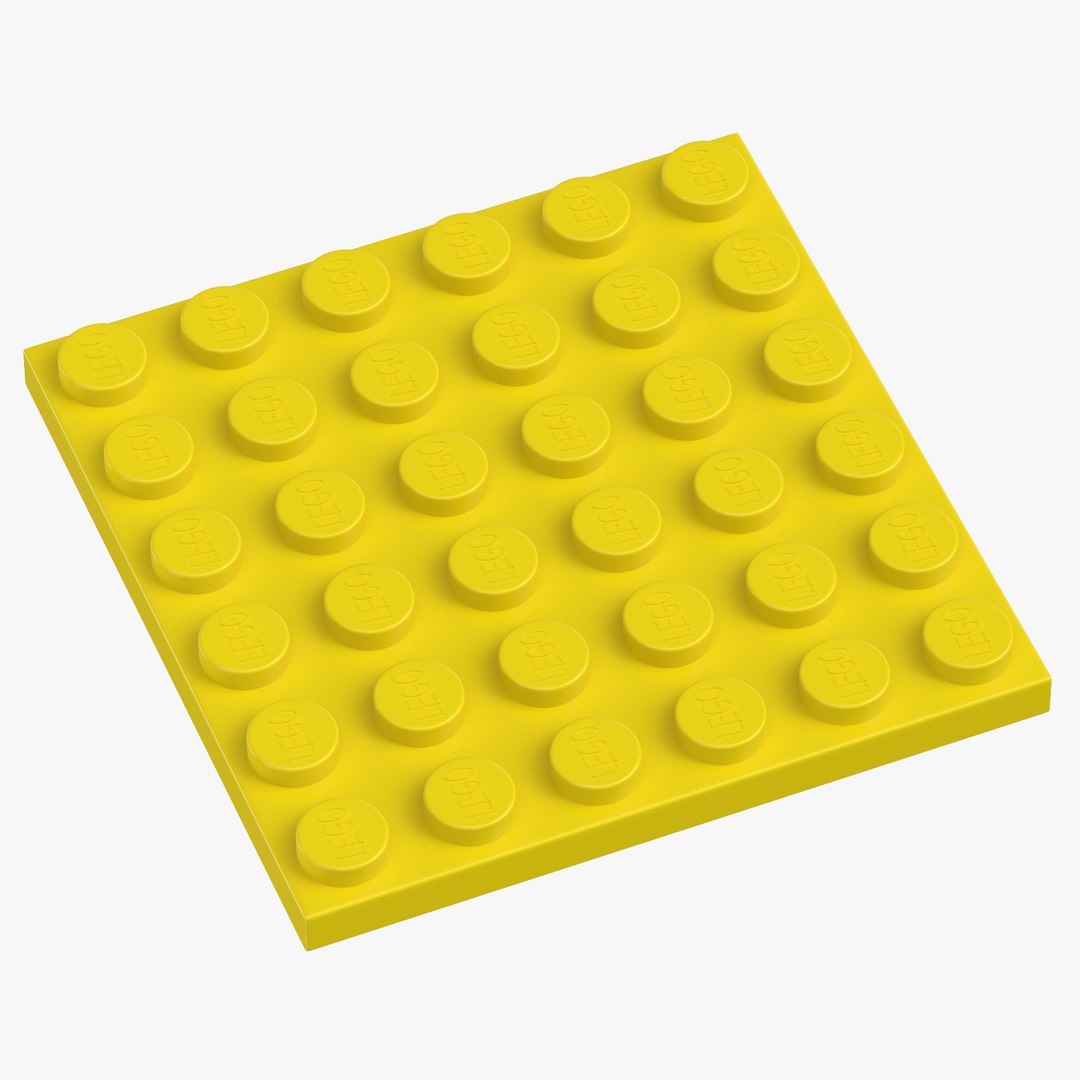 Lego plates 6x6 3D model - TurboSquid 1492018