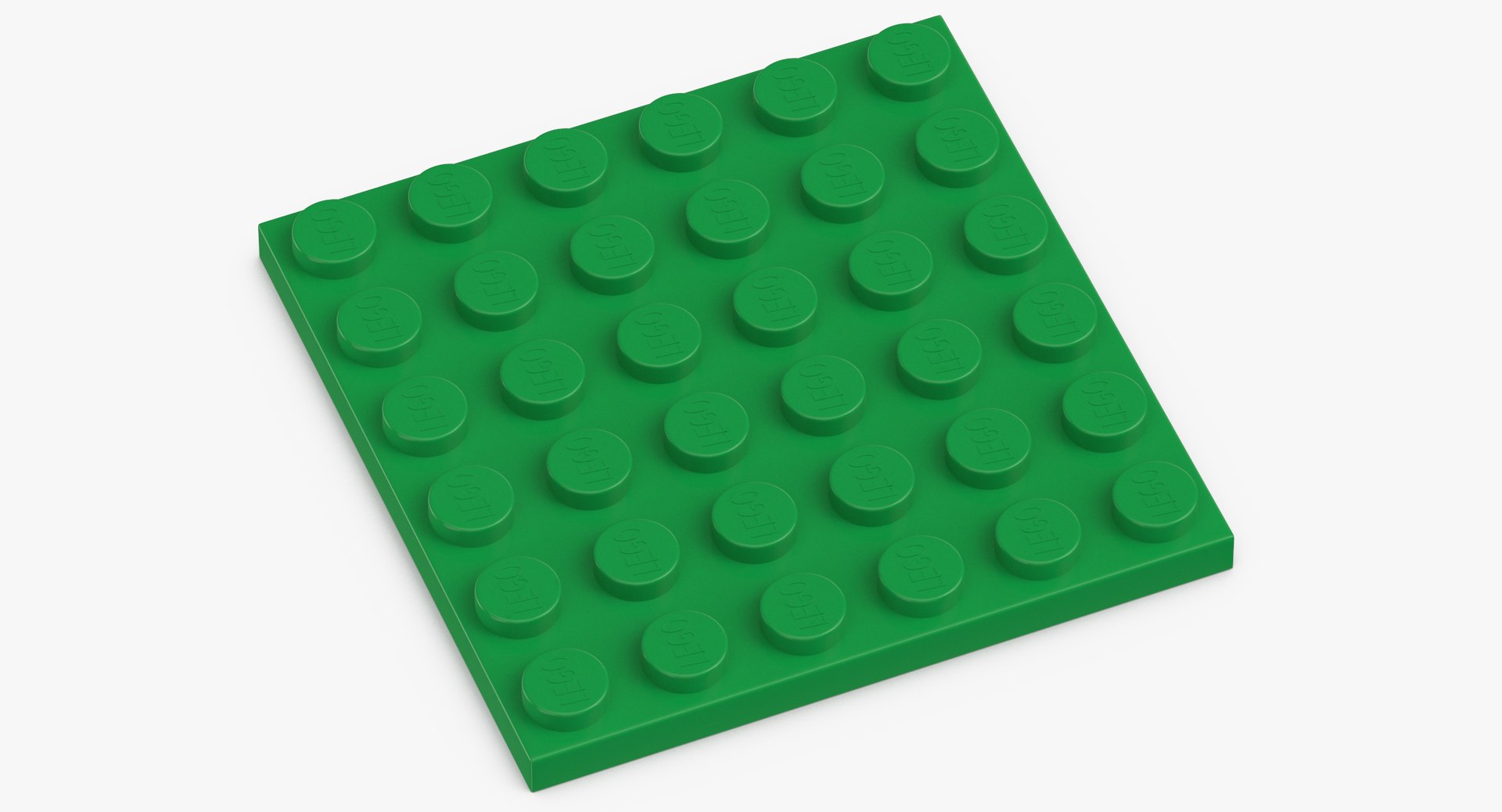 Lego Plates 6x6 3D Model - TurboSquid 1492018