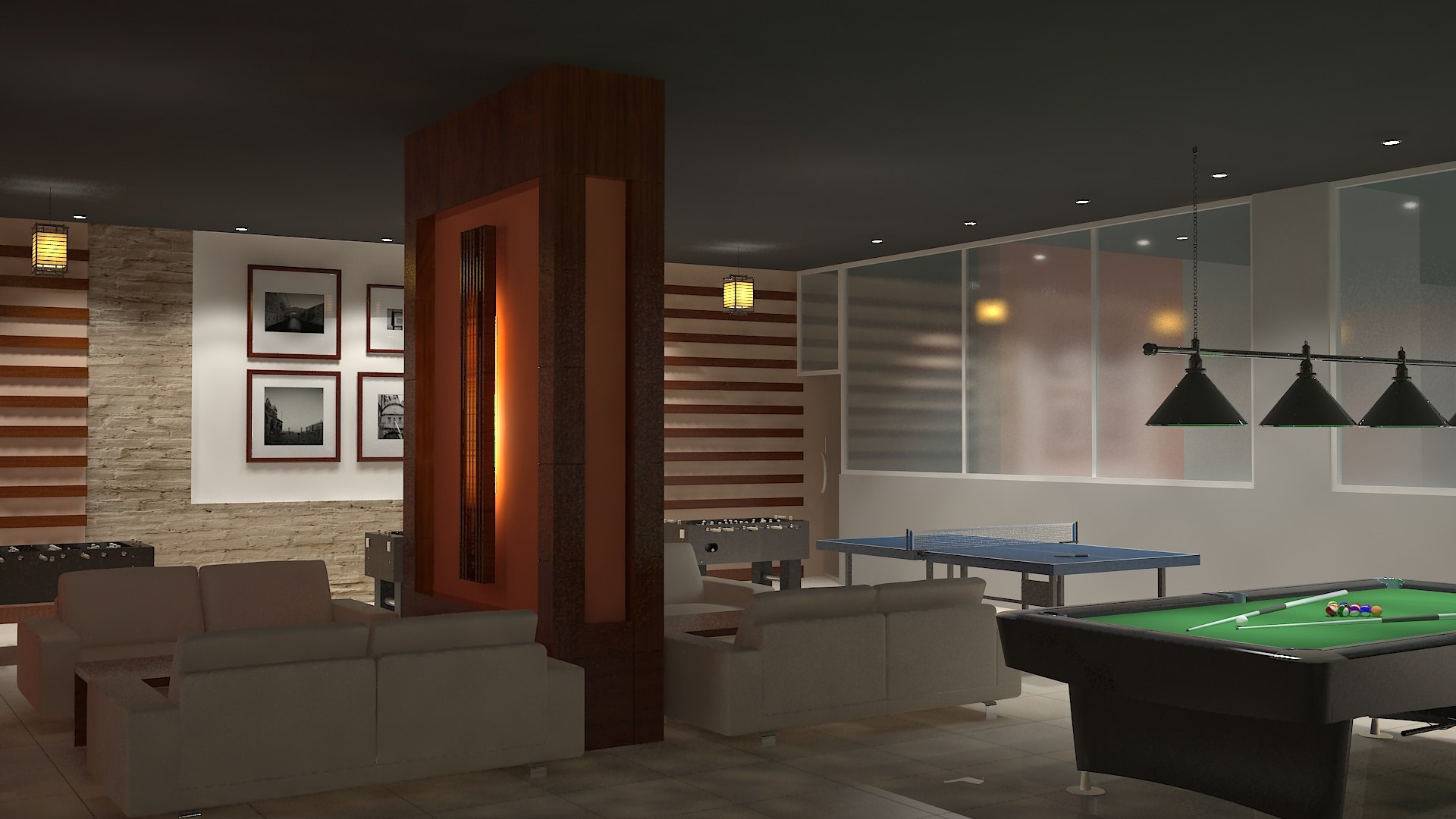 3D Snooker Club Model - TurboSquid 1805355