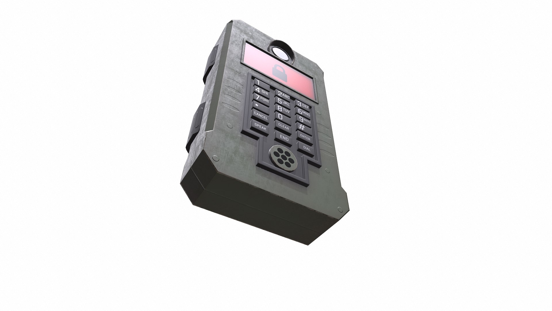 3D Model Security Keypad Low-poly PBR - TurboSquid 2249491