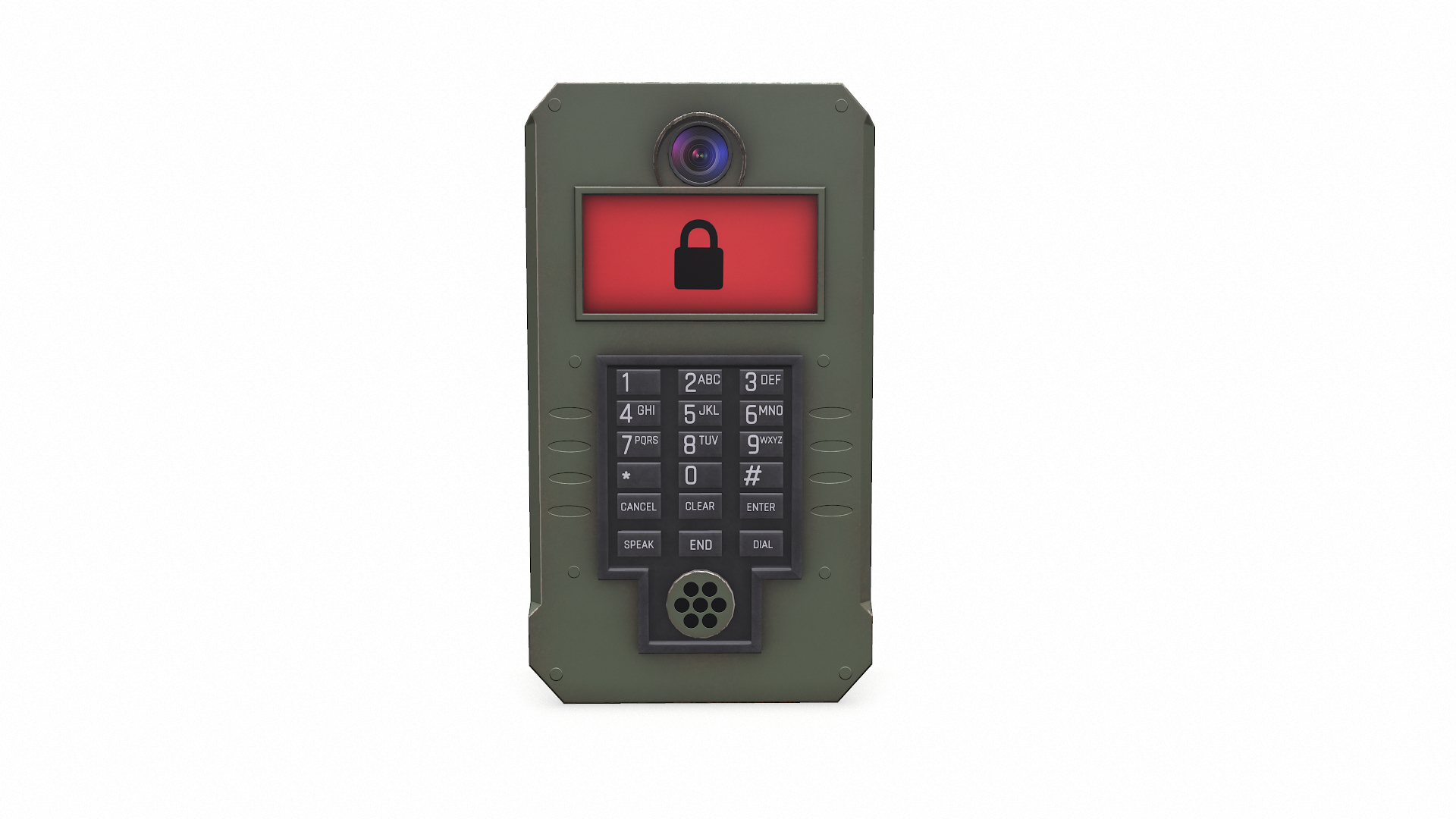 3D Model Security Keypad Low-poly PBR - TurboSquid 2249491