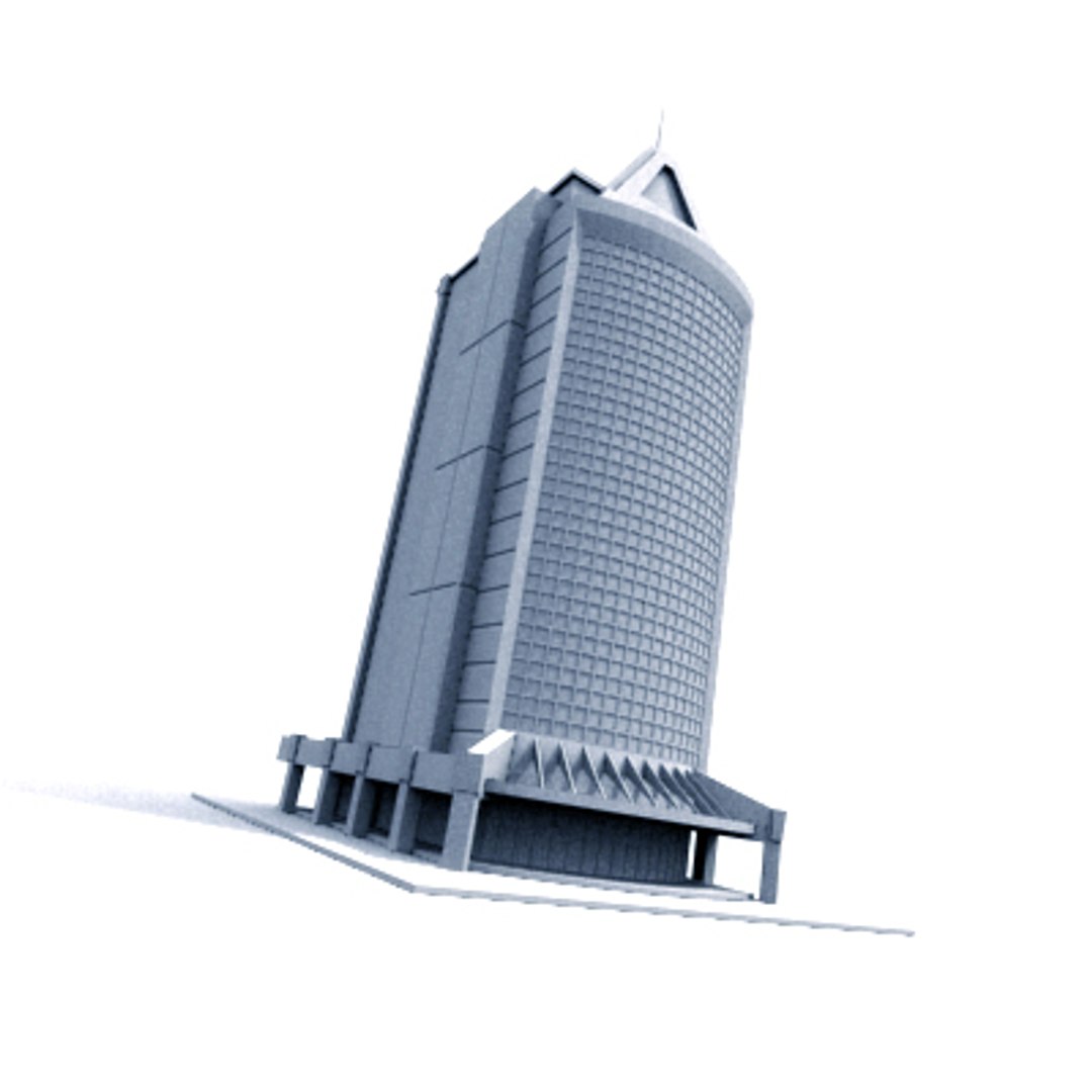3d office building
