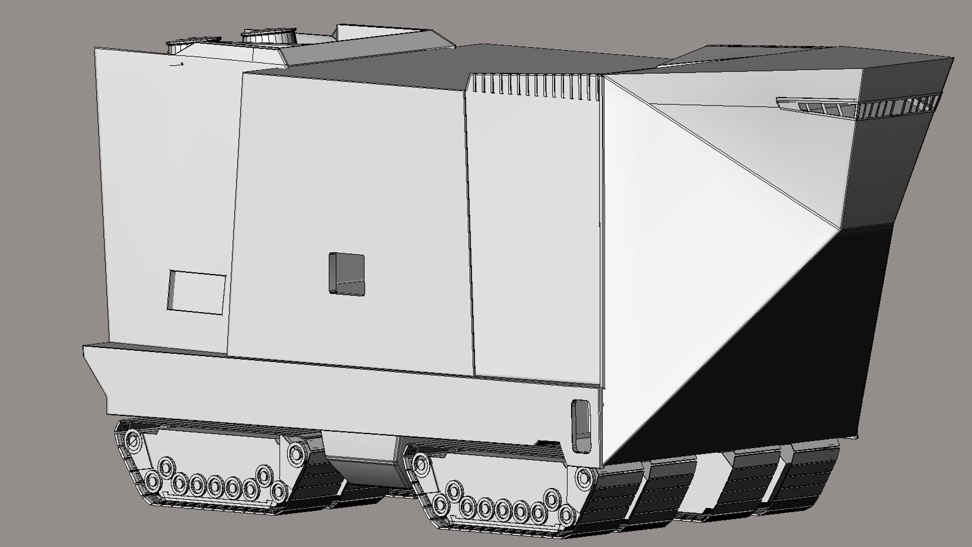 3d Model Jawa Sandcrawler