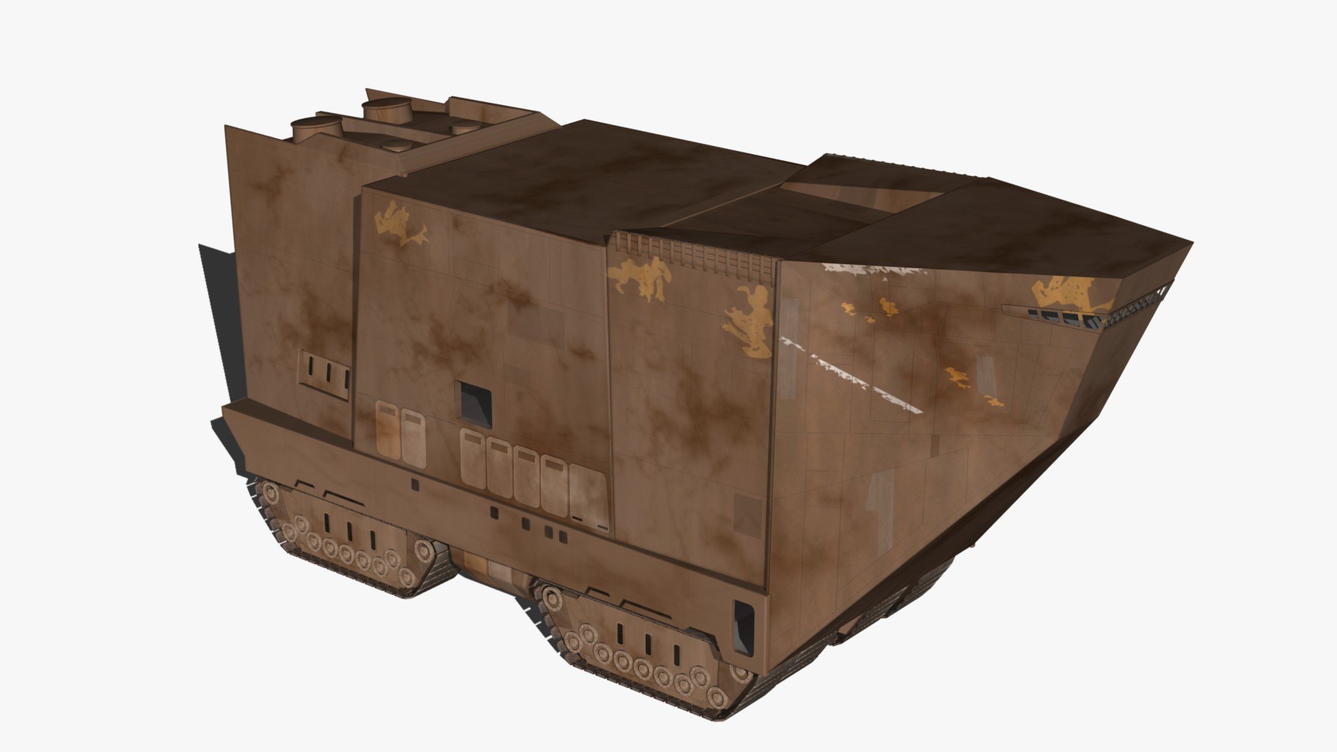 3d Model Jawa Sandcrawler