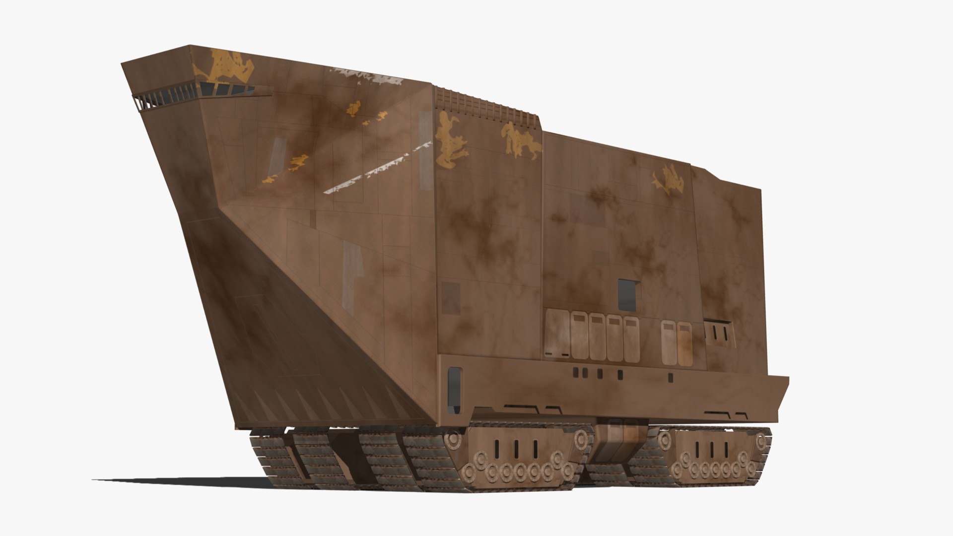 3d Model Jawa Sandcrawler