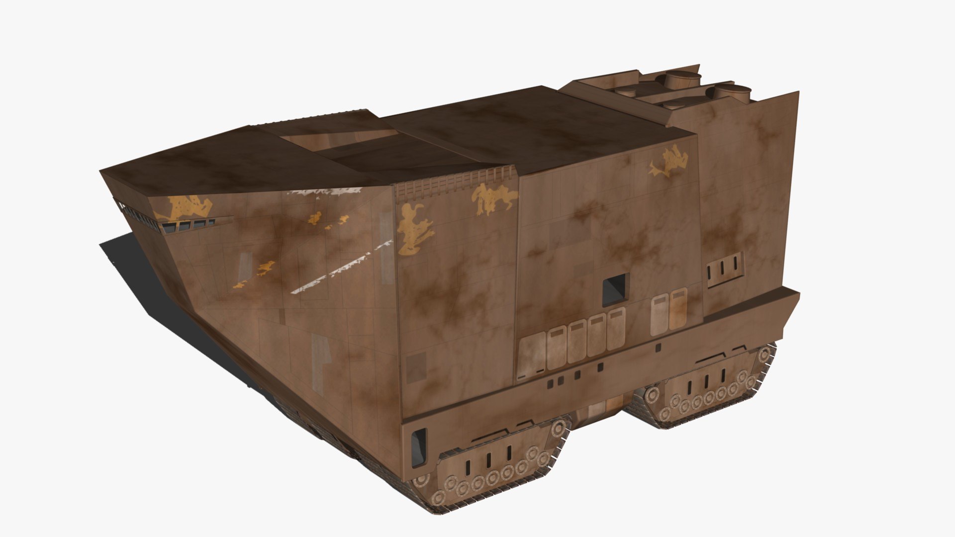 3d Model Jawa Sandcrawler