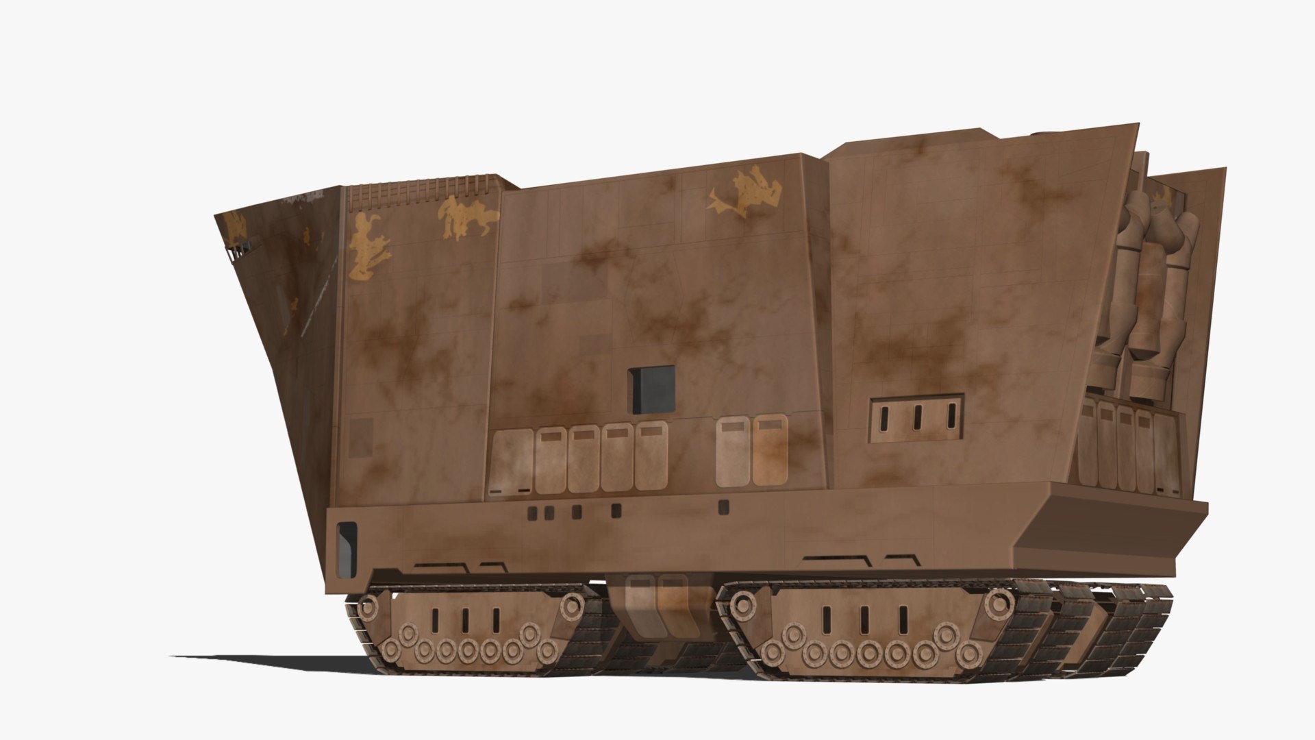 3d Model Jawa Sandcrawler