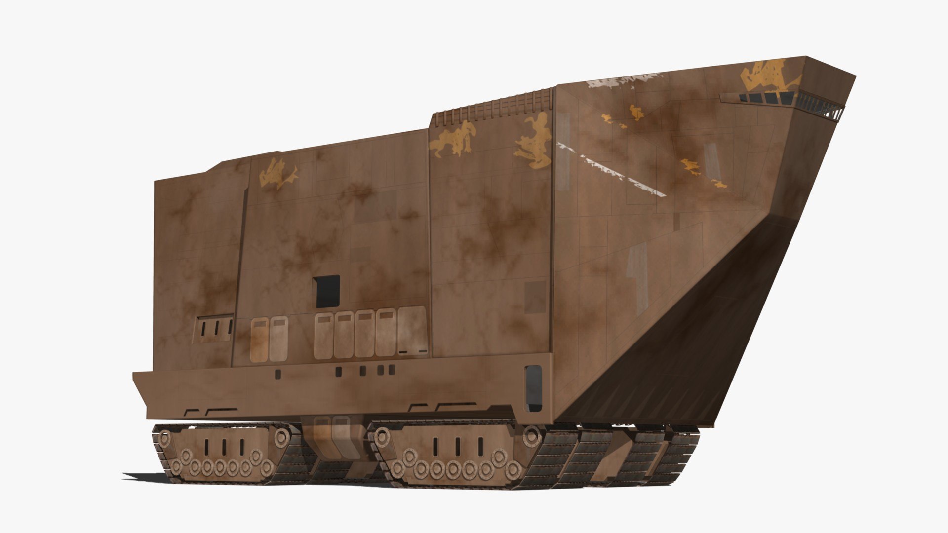 3d Model Jawa Sandcrawler