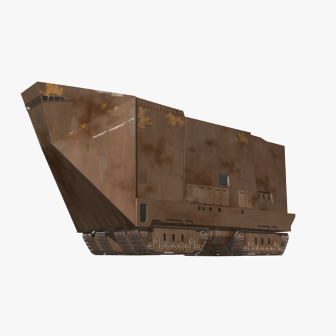 3d Model Jawa Sandcrawler