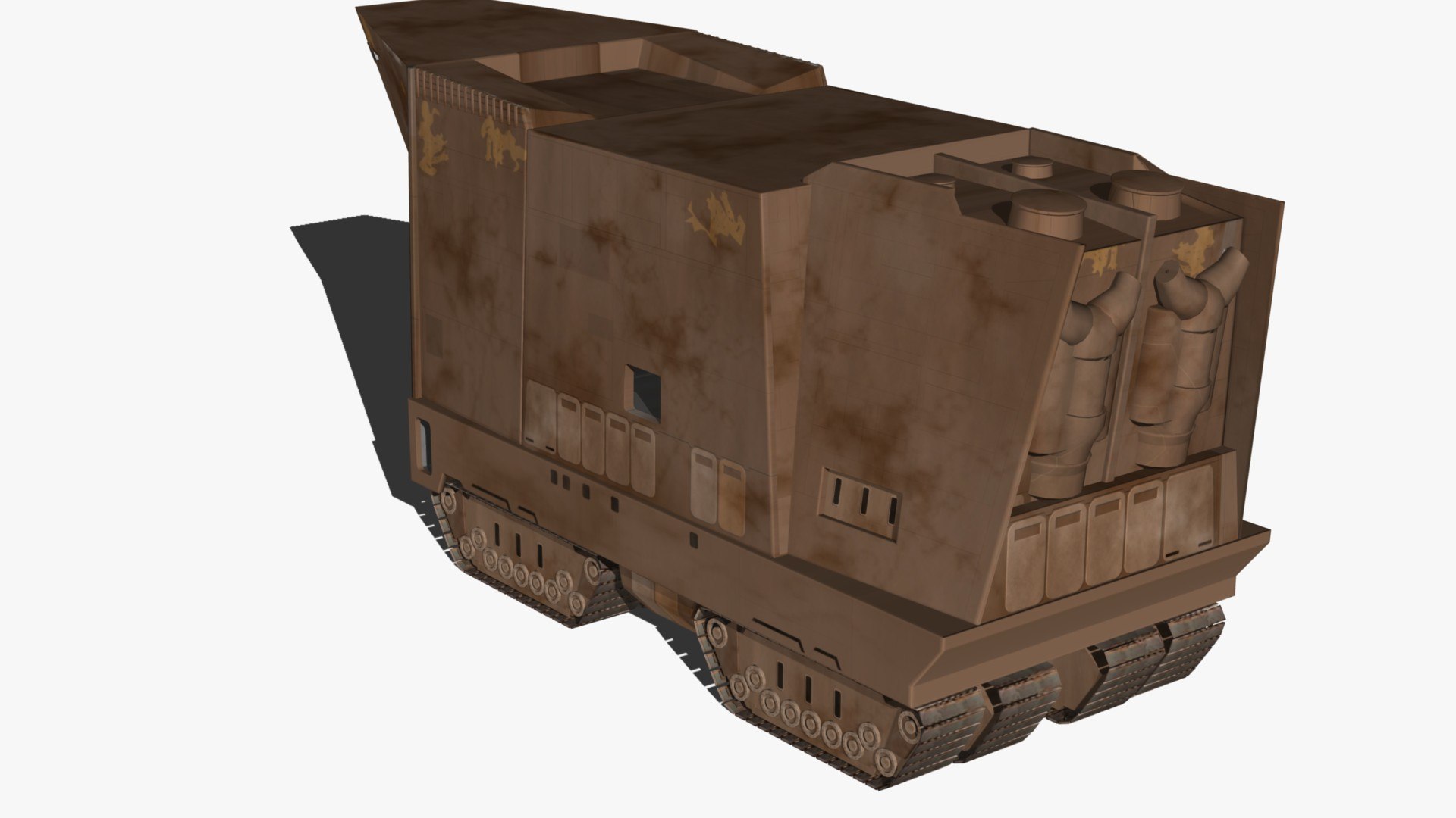 3d Model Jawa Sandcrawler