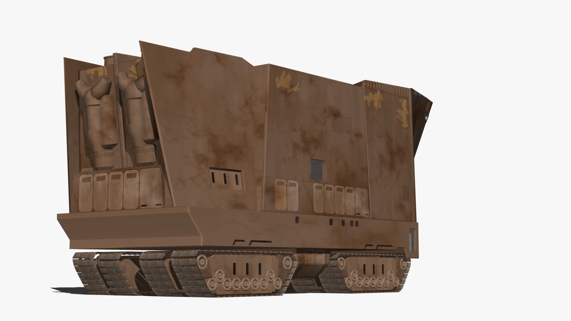 3d Model Jawa Sandcrawler