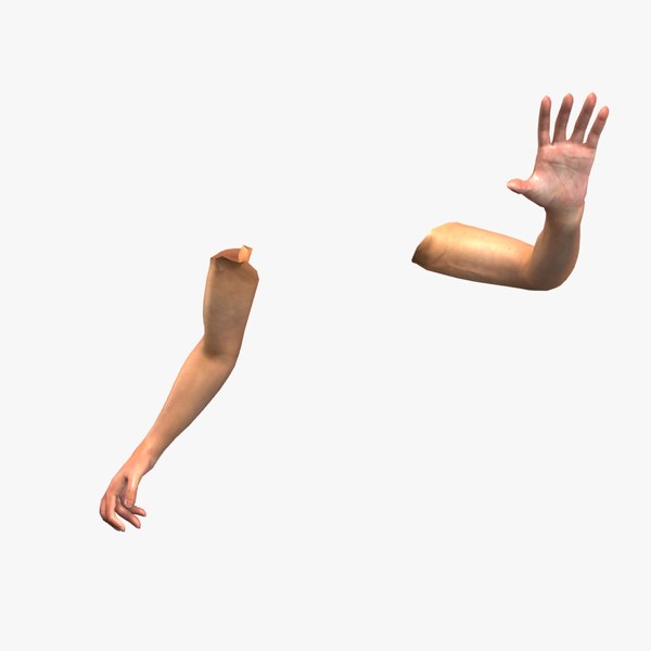 rigged person arms games 3d model