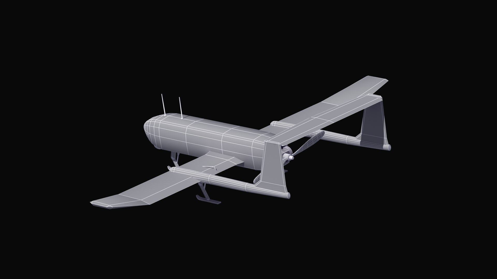 Mohajer-4 uav 3D model - TurboSquid 1445646