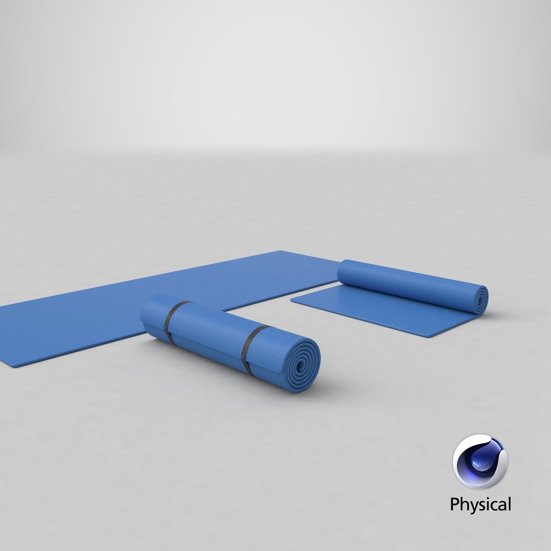 Yoga Mat Set 01 Model - TurboSquid 1756793