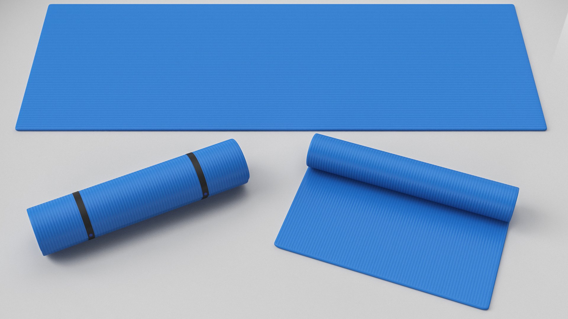 Yoga Mat Set 01 Model - TurboSquid 1756793