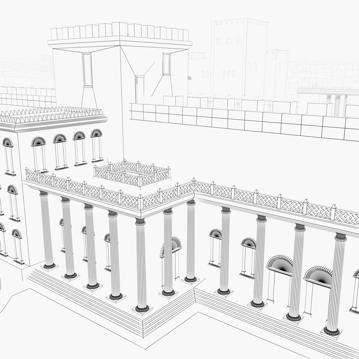 3D solomon temple herod model - TurboSquid 1205853