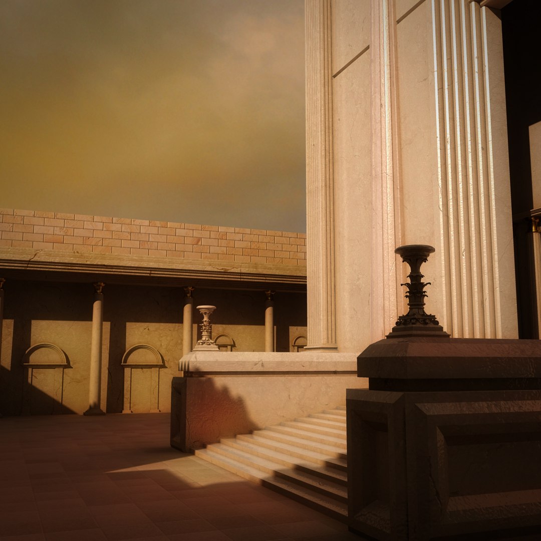3D Solomon Temple Herod Model - TurboSquid 1205853