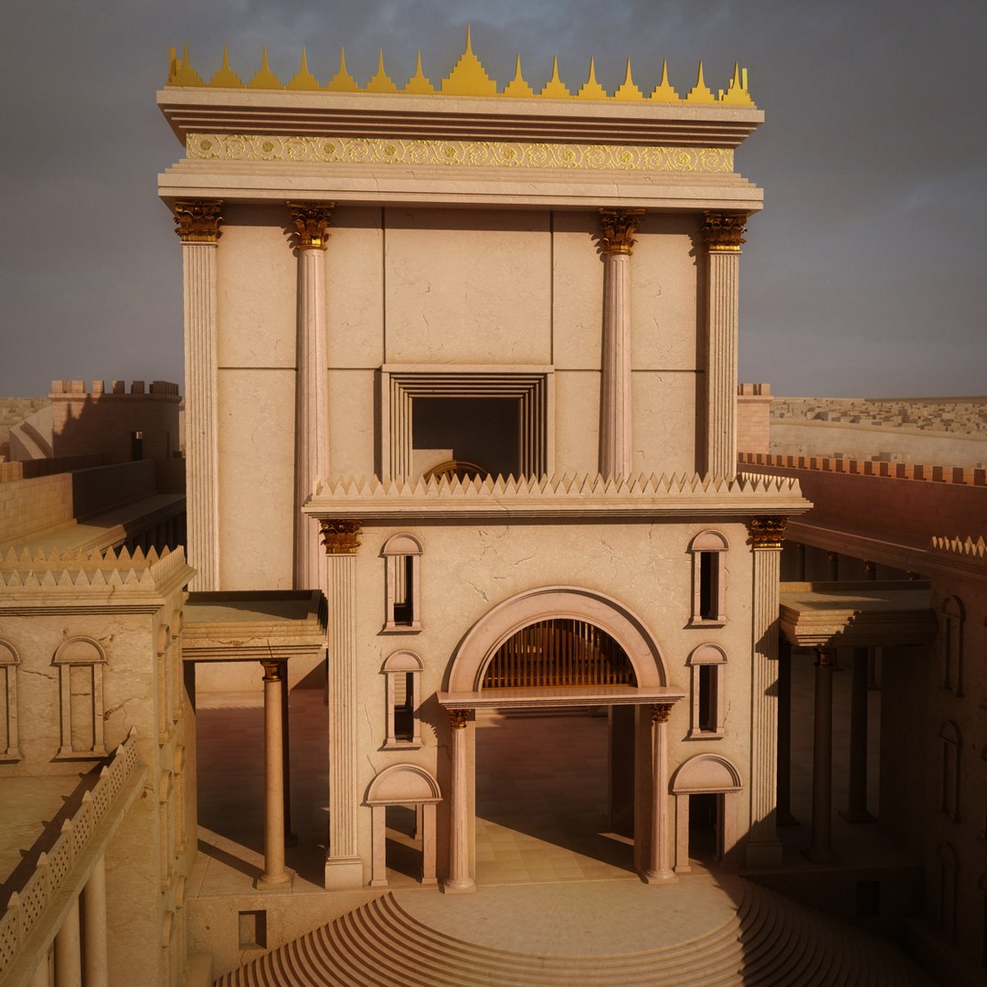 3D Solomon Temple Herod Model - TurboSquid 1205853