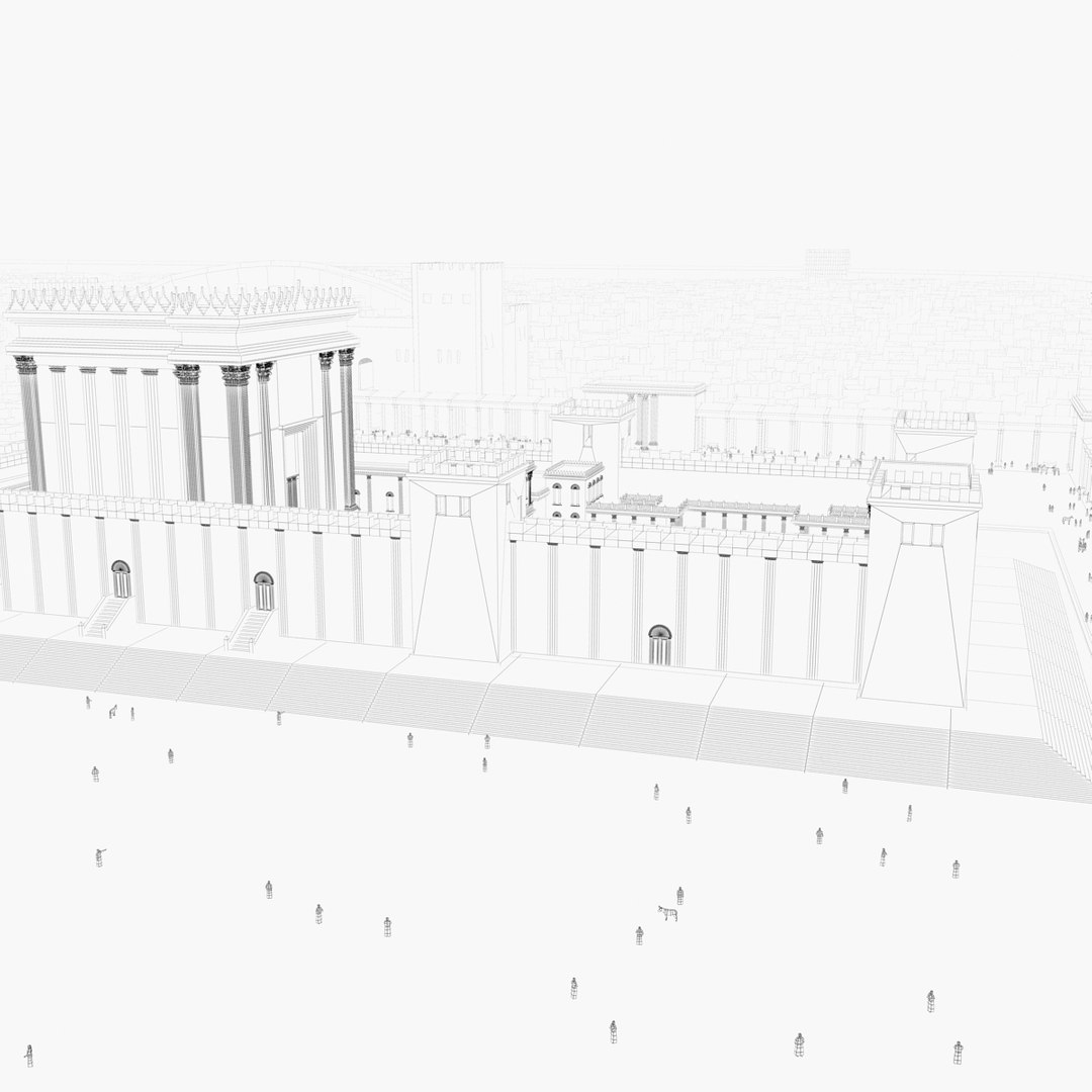 3D solomon temple herod model - TurboSquid 1205853