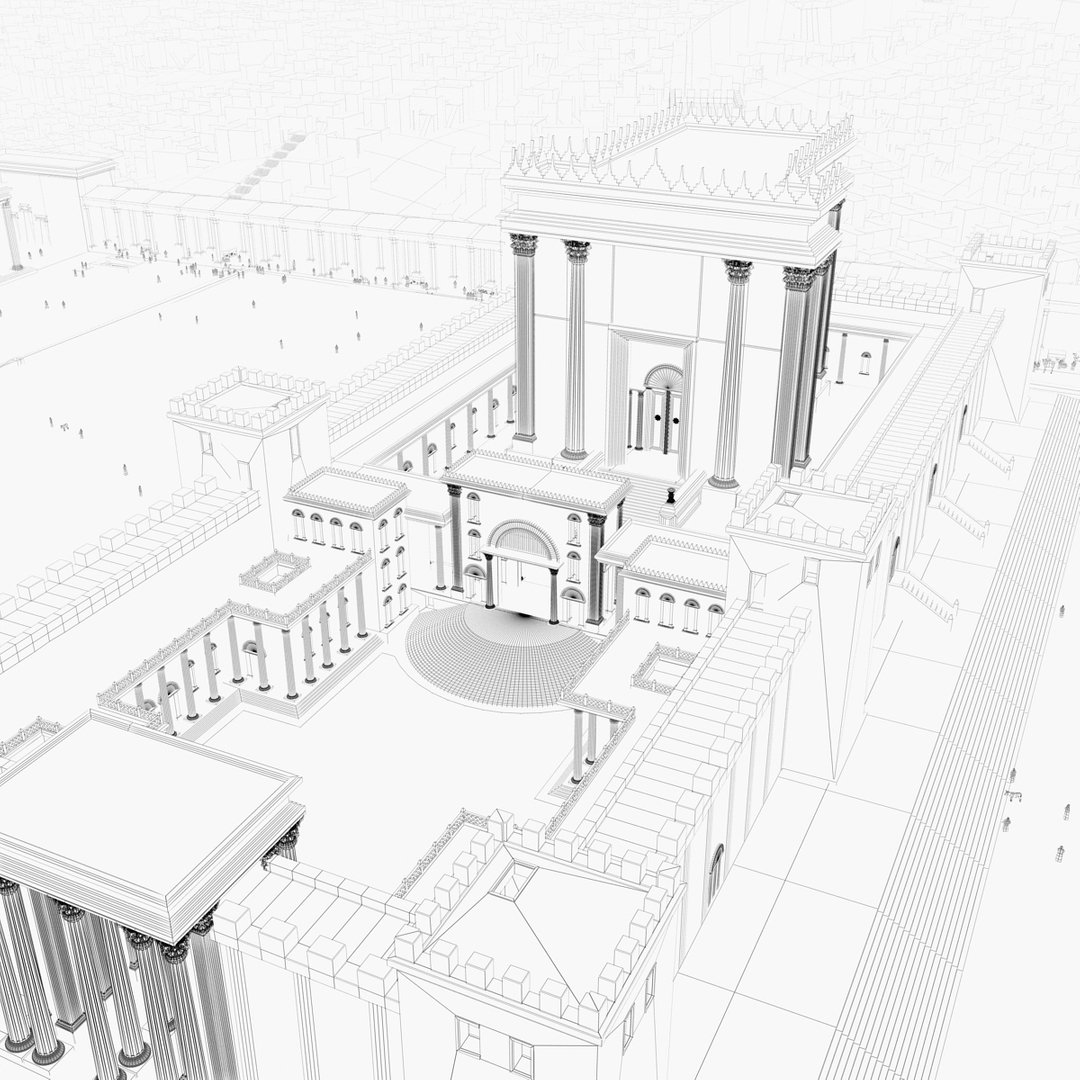 3D solomon temple herod model - TurboSquid 1205853