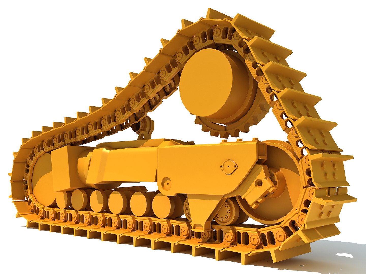 Excavator Track 3D - TurboSquid 1391063
