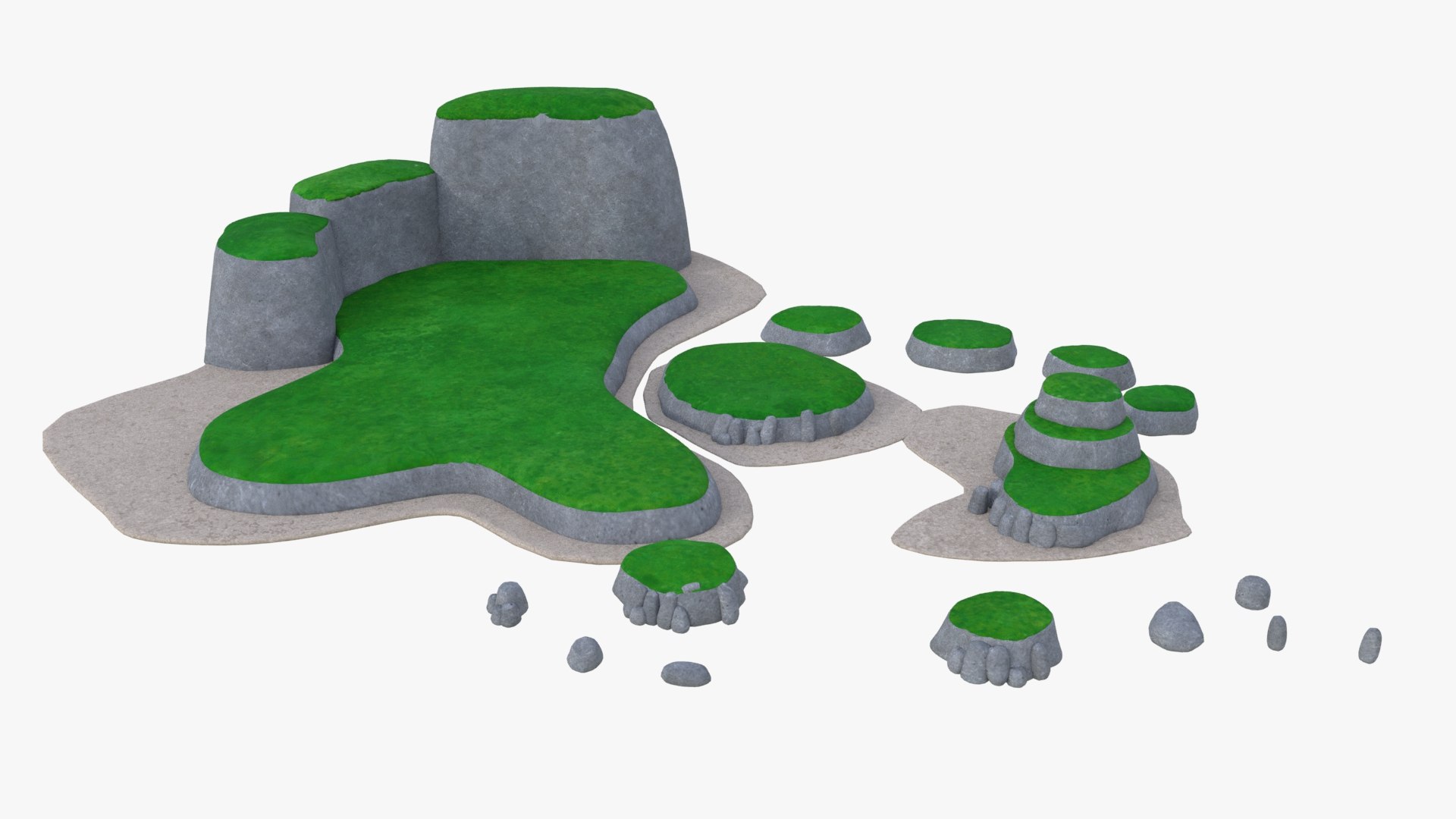 3D Model Island - TurboSquid 1898986