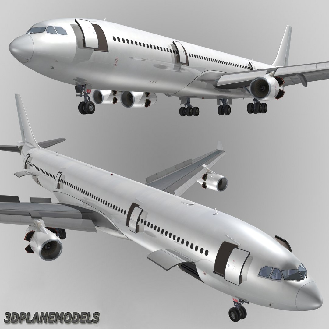 Airbus A340-300 3d Max