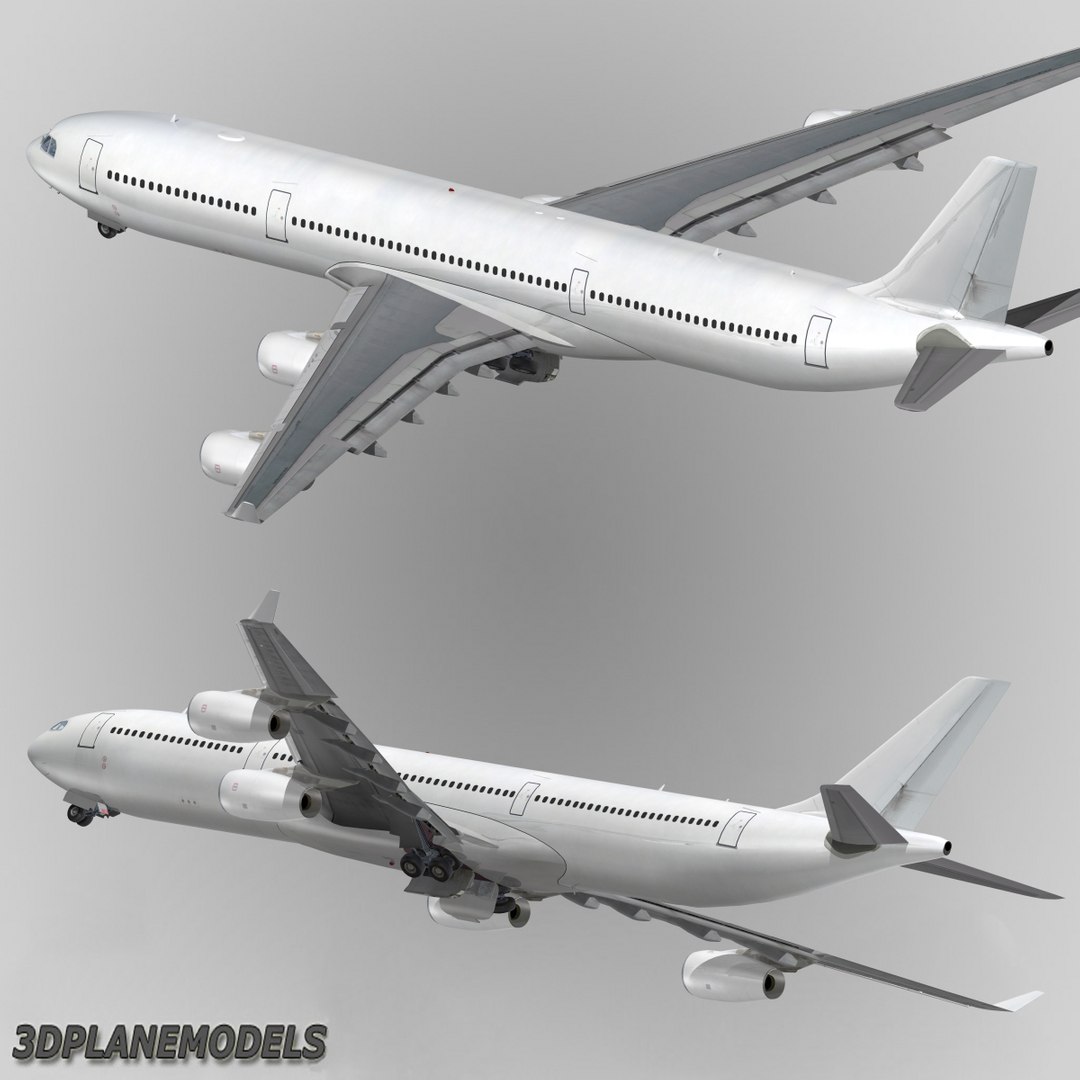 Airbus A340-300 3d Max