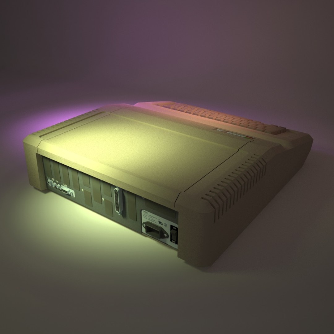 3d Apple Iie Model