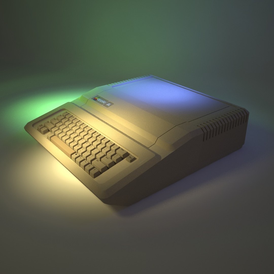3d Apple Iie Model
