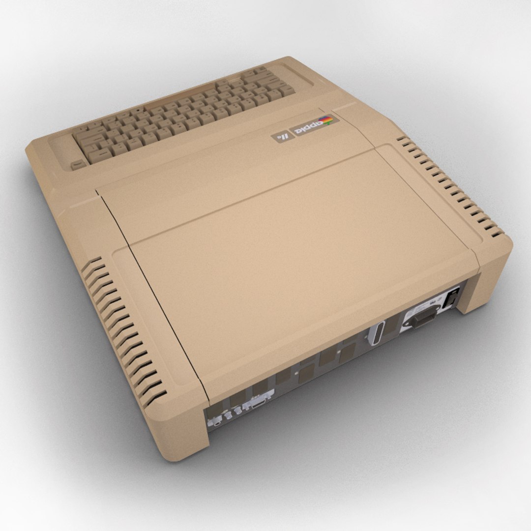 3d Apple Iie Model
