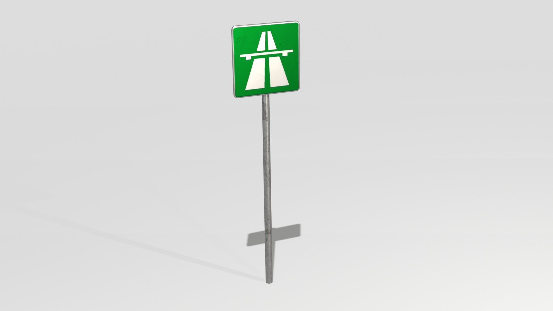 Traffic Sign Highway 3D Model - TurboSquid 2143853