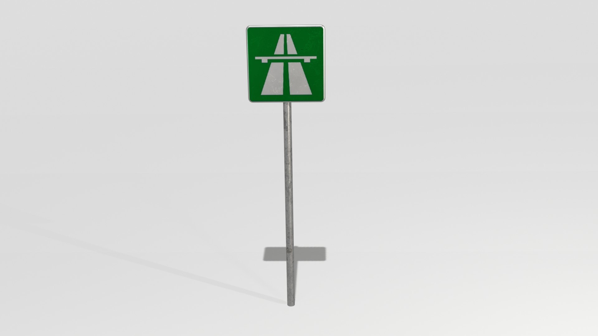 Traffic Sign Highway 3D Model - TurboSquid 2143853