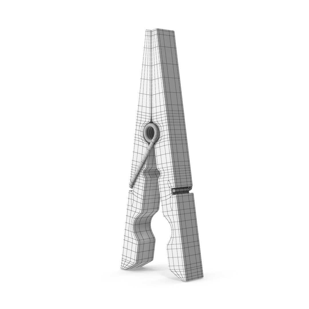 3D Clothes Peg Model - TurboSquid 1841497