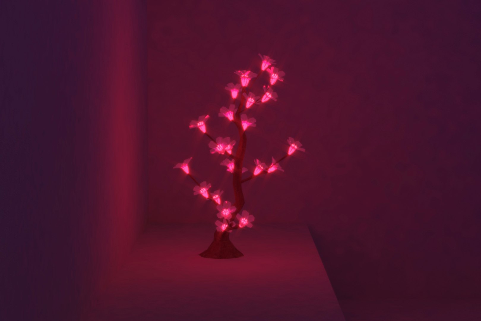 3D Red Led Tree - TurboSquid 1371310