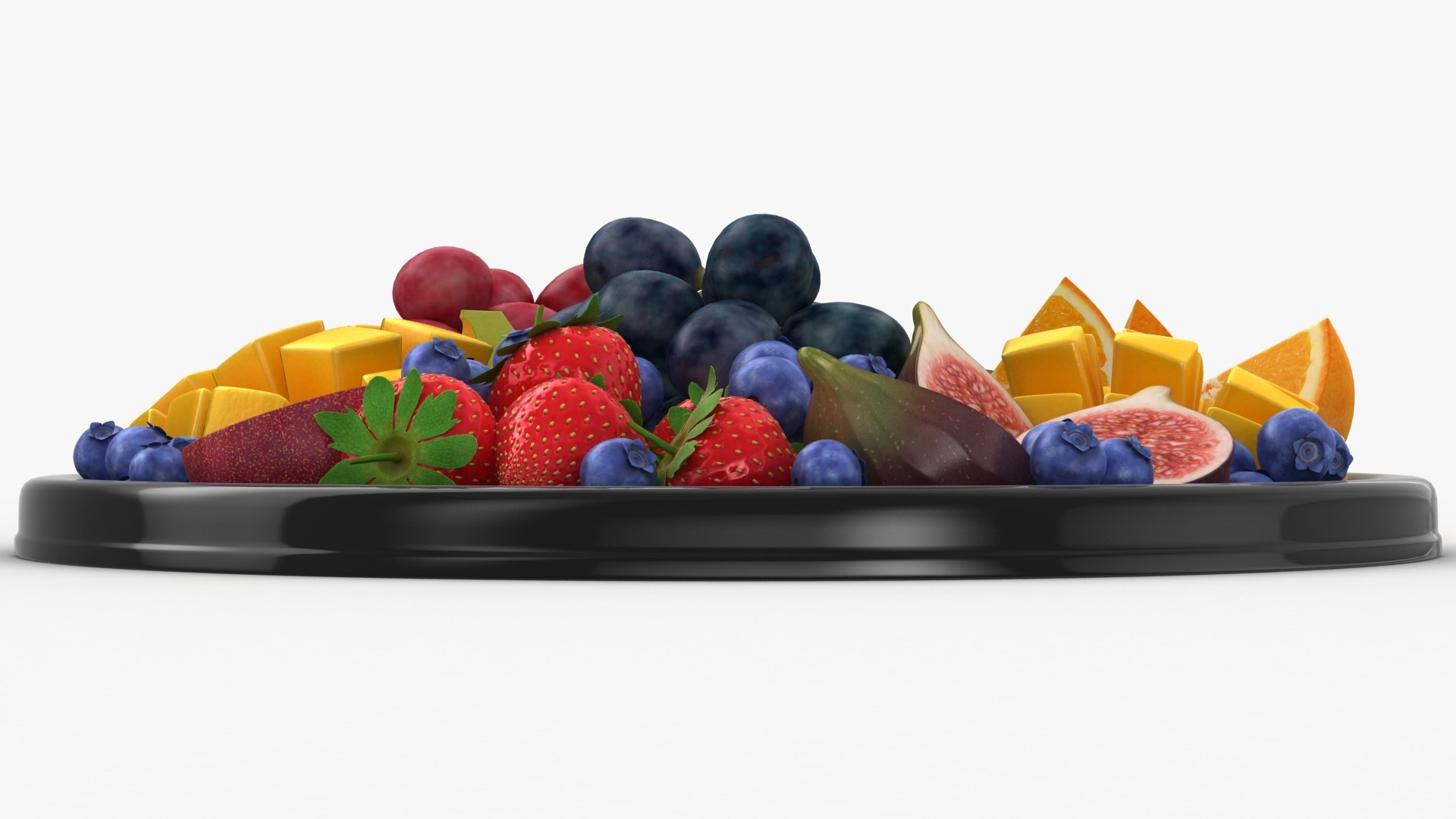 Realistic Fruit Platter Model - TurboSquid 1511720