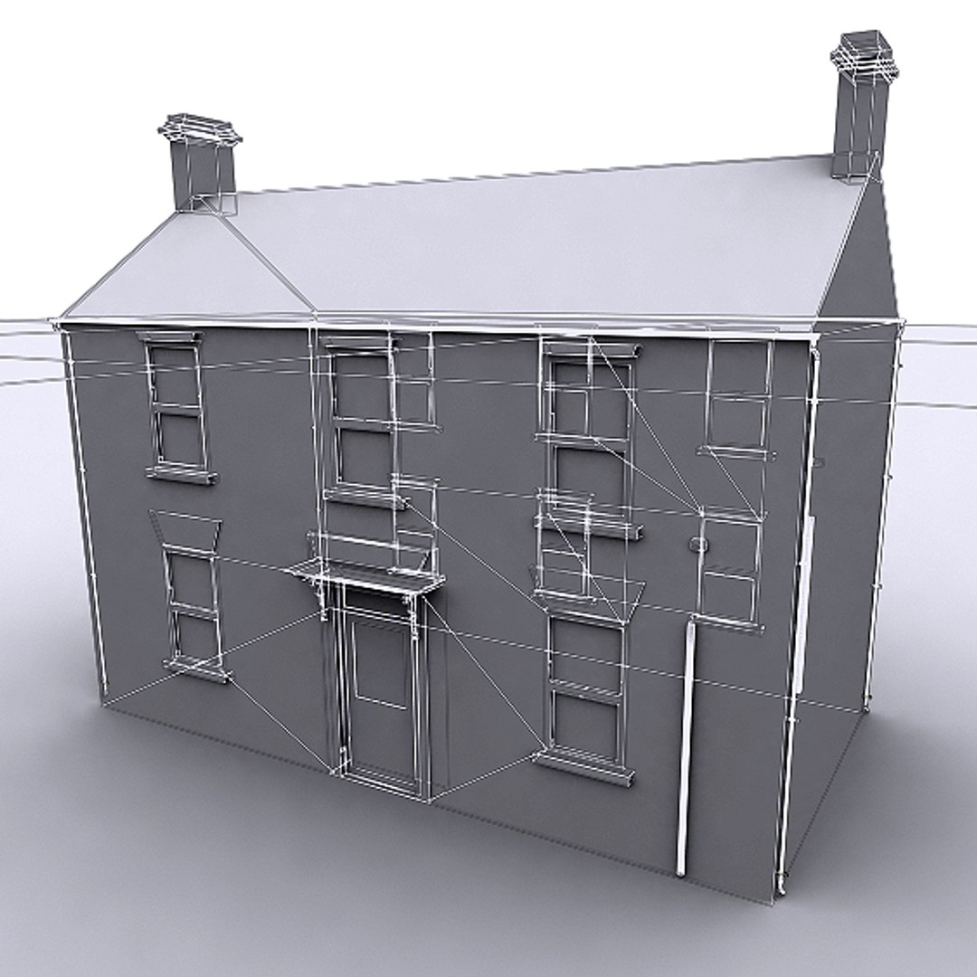 english house 002 3d model