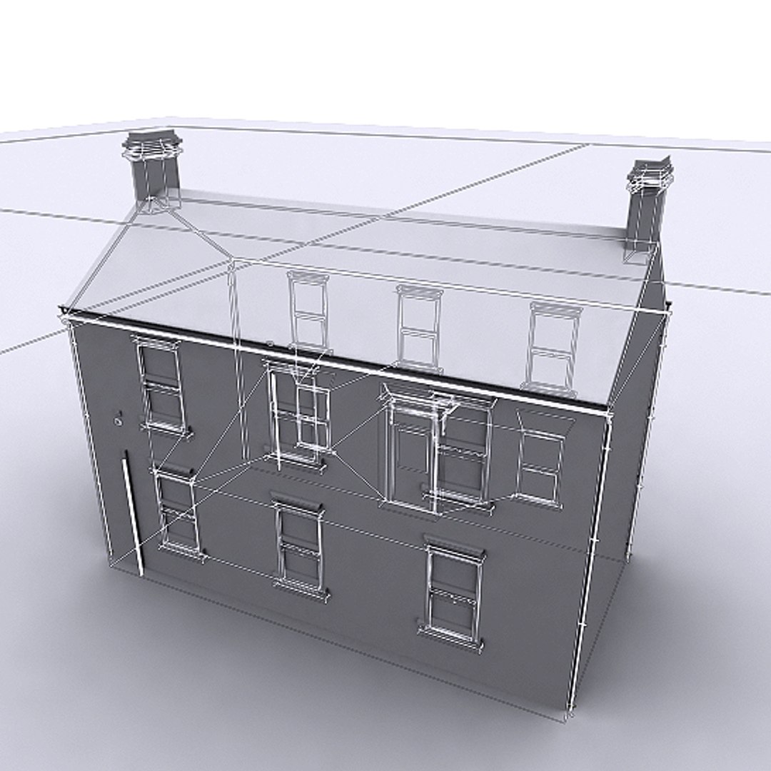 english house 002 3d model
